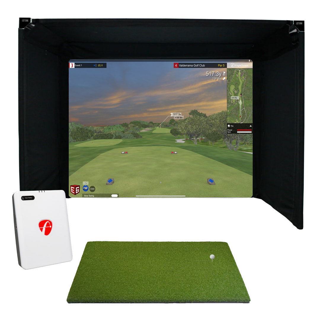 FlightScope Mevo Gen2 Parlour 11 CCE 5x5 Golf Simulator Kit (Canada ...